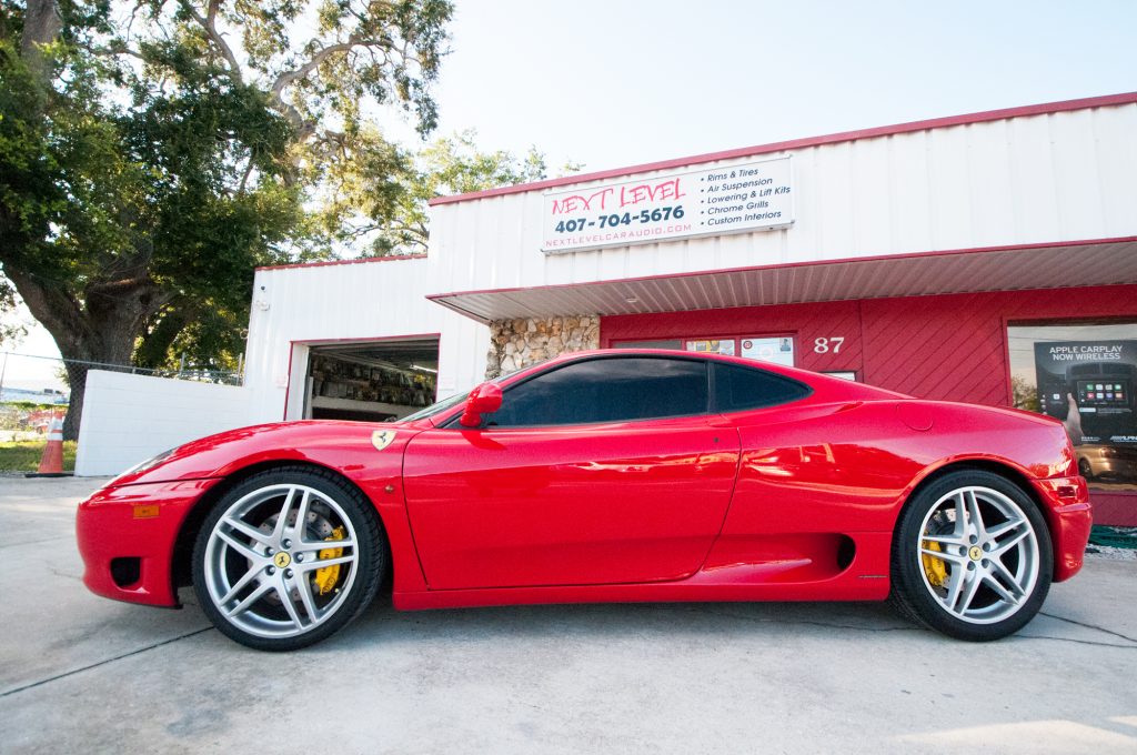 Ferrari 360 with Custom Stereo Installed | Orlando Custom Audio
