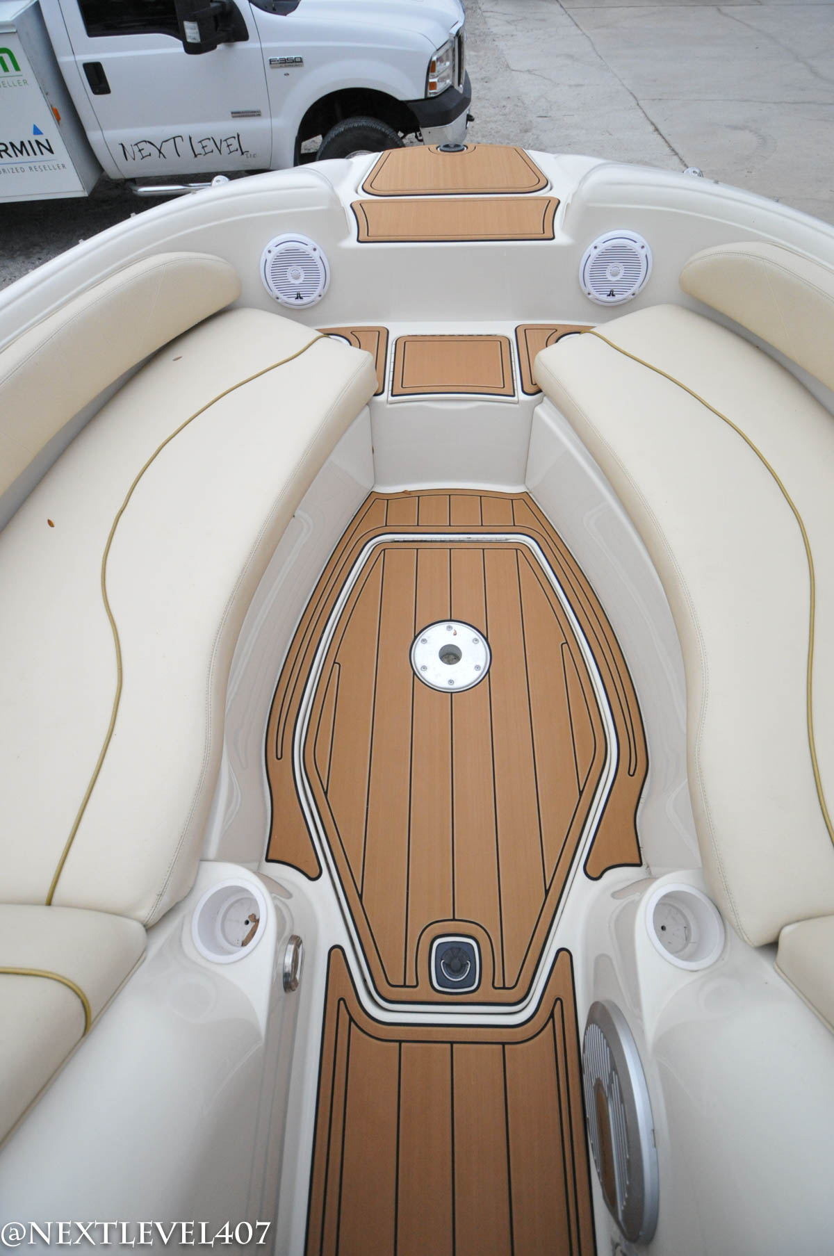 open bow boat seadek floor